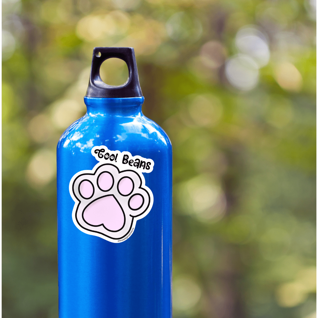 Cool Beans Sticker – Moon Light Sticker Co.