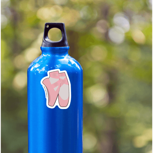 Ballet Slipper Sticker – Moon Light Sticker Co.