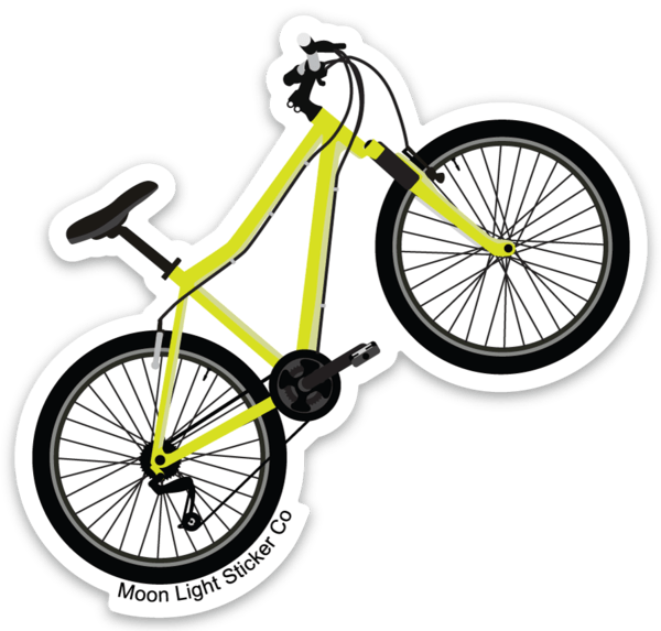 Bicycle Sticker – Moon Light Sticker Co.