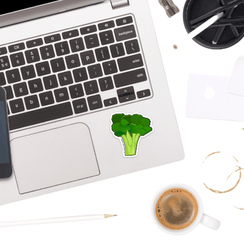 Broccoli Sticker – Moon Light Sticker Co.