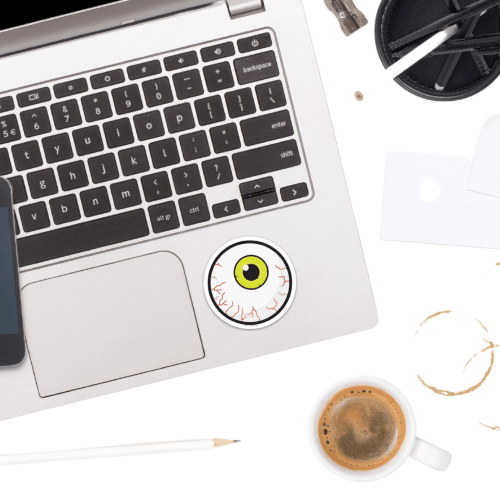Eyeball Sticker – Moon Light Sticker Co.