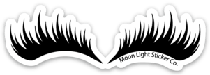 Eyelashes Sticker – Moon Light Sticker Co.
