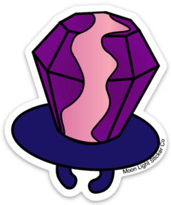 Ring Pop Purple Sticker – Moon Light Sticker Co.
