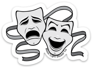 Happy And Sad Theatre Faces