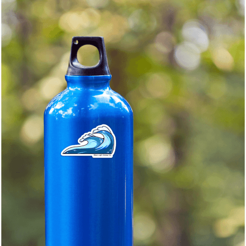 Wave Sticker – Moon Light Sticker Co.